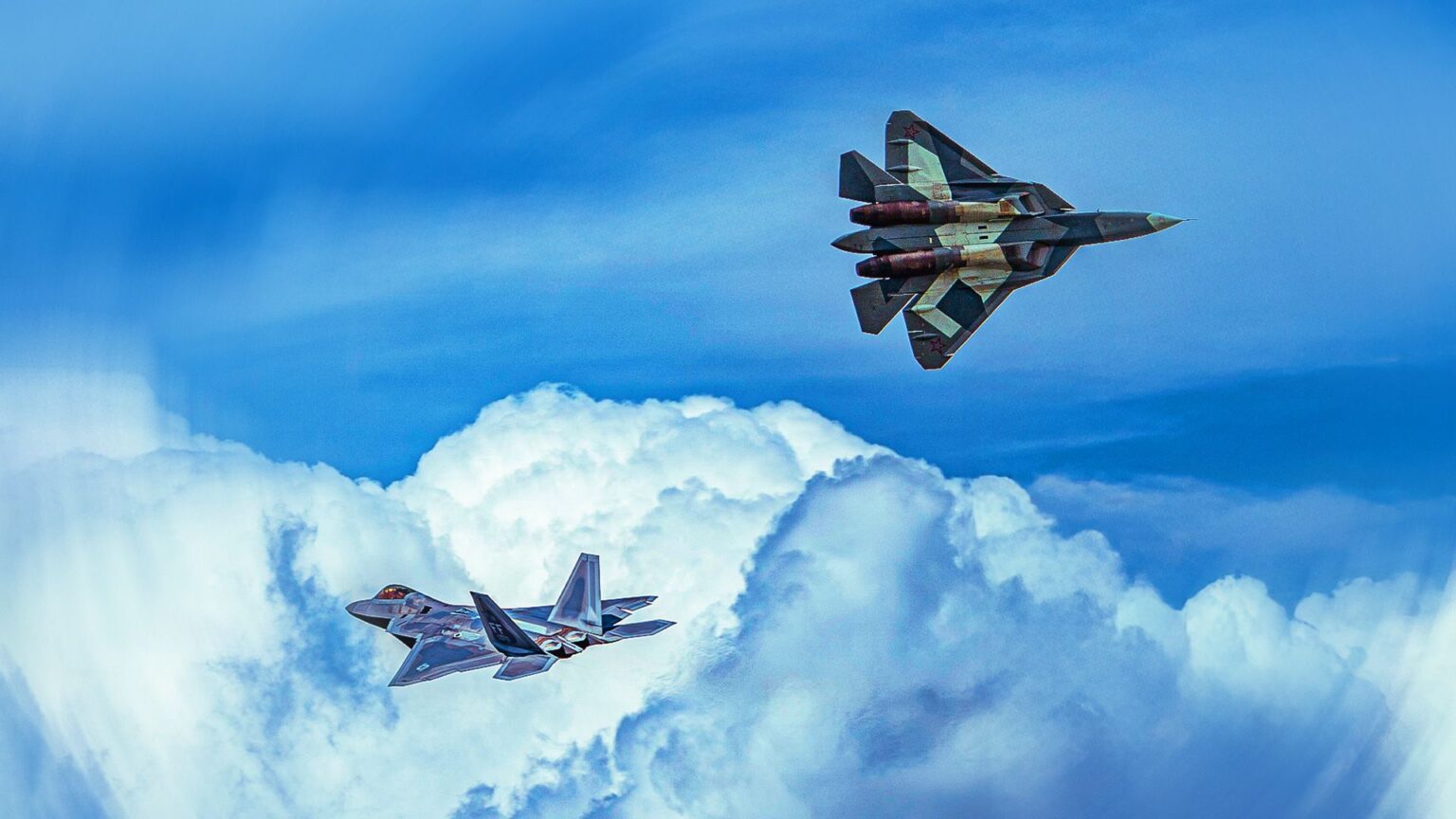 F-22 Raptor vs. Su-57 Felon: A 2025 Fighter Jet Comparison ...