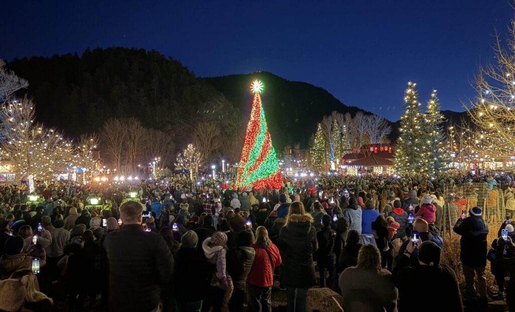 Holiday Spirit Ignites as Estes Park Tree Lights Up Downtown ...