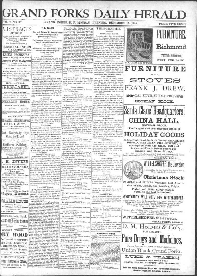 Grand Forks Celebrates Growth and Opportunity in 1884 ...